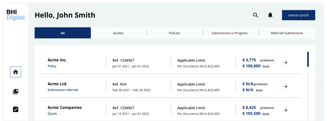 Specialty Insurance | BHI Digital